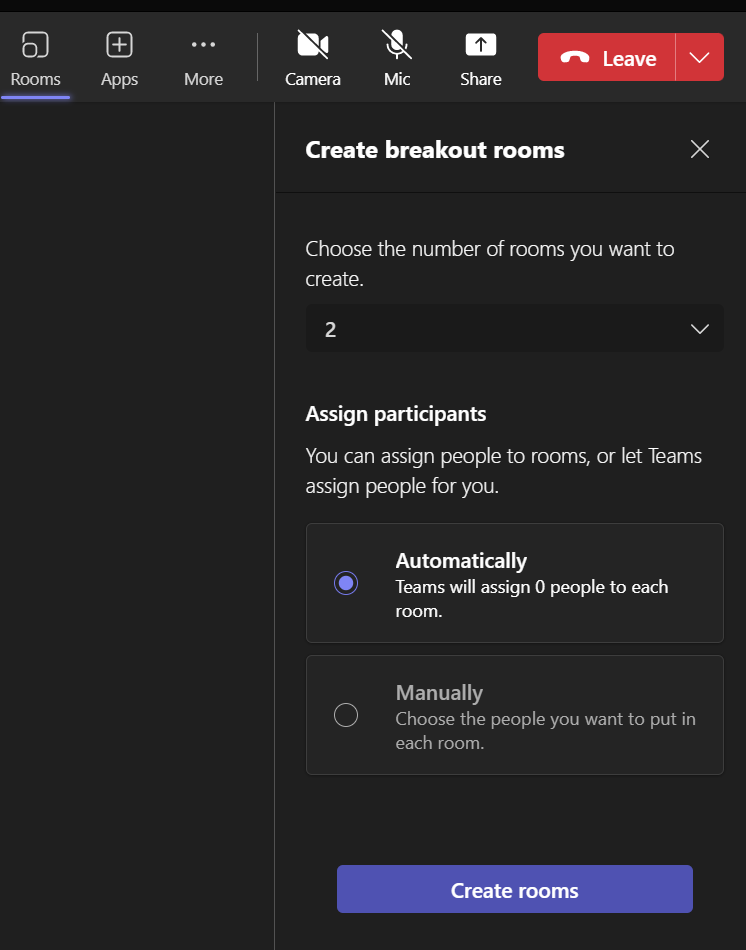 How do I create a Breakout Room in Teams? – National College of Ireland